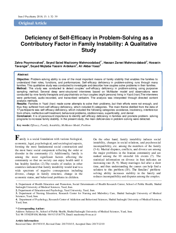(PDF) Deficiency of Self-Efficacy in Problem-Solving as a Contributory Factor in Family ...