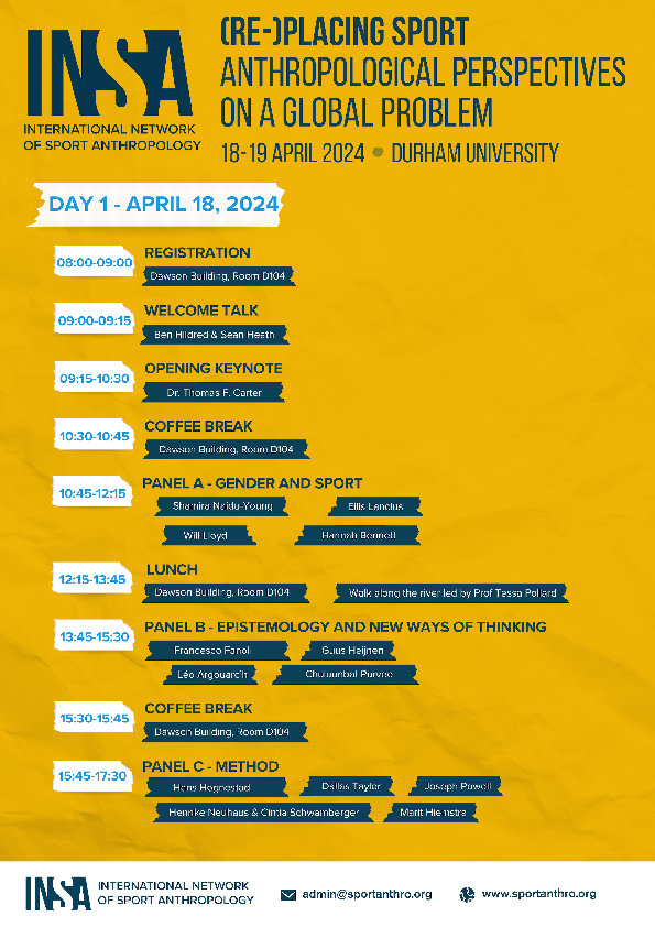 (PDF) INSA 2024 Timetable