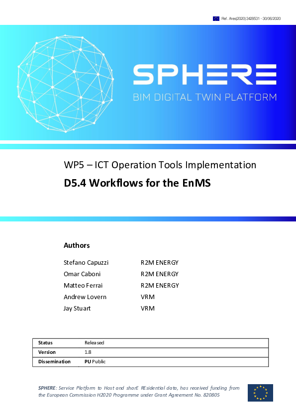(PDF) D5.4 Workflows for the EnMS