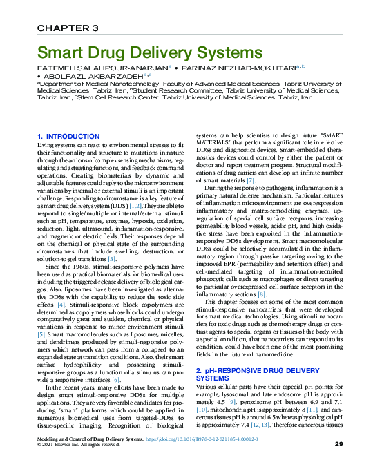 (PDF) Smart Drug Delivery Systems