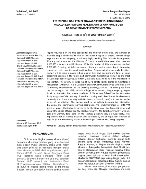(PDF) Perempuan Dan Pemberdayaan Potensi Lingkungan Melalui Kemampuan ...