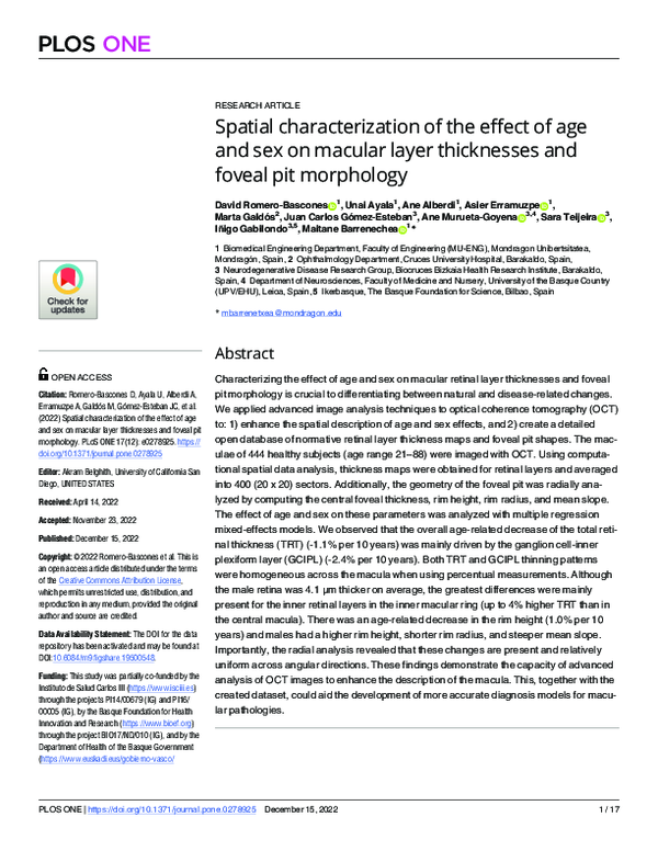 (PDF) Spatial characterization of the effect of age and sex on macular ...