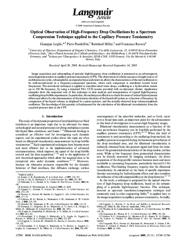 (PDF) Optical Observation of High-Frequency Drop Oscillations by a ...