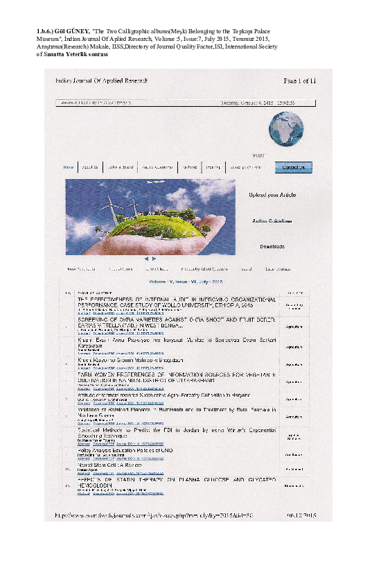 (PDF) The Two Calligraphic Albums (Mesk) Belonging to the Topkapı Palace Museum