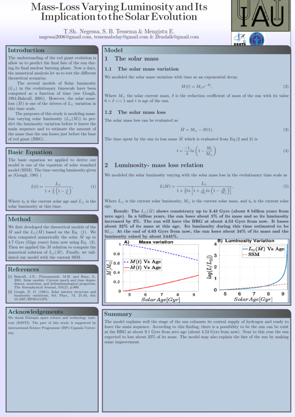 (PDF) Mass-loss varying luminosity and its implication to the solar ...