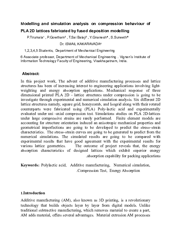 (DOC) Modelling and simulation analysis on compression behaviour of PLA ...