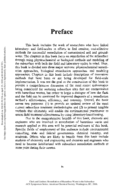 (PDF) Preface, Acknowledgments