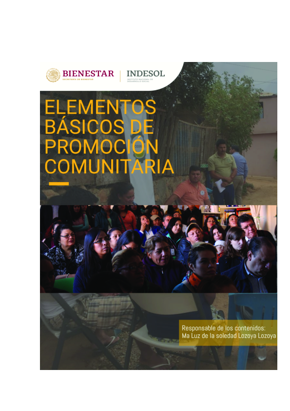 (PDF) Elementos básicos de promoción comunitaria