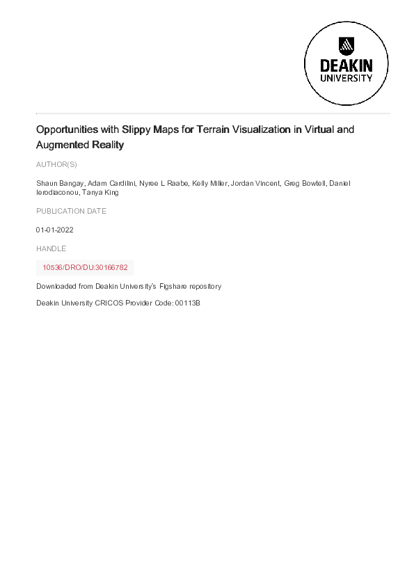 (PDF) Opportunities with Slippy Maps for Terrain Visualization in ...