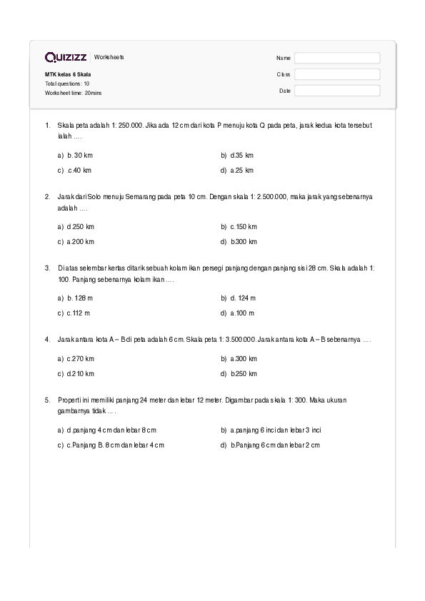 (PDF) MTK kelas 6 Skala