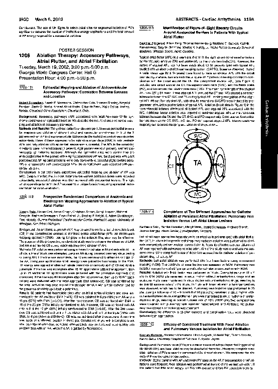 Pdf Mapping Techniques In Atrial Flutter Ablation