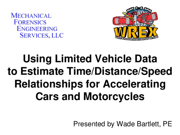 (PDF) Estimating Maximum Motorcycle Acceleration Rates
