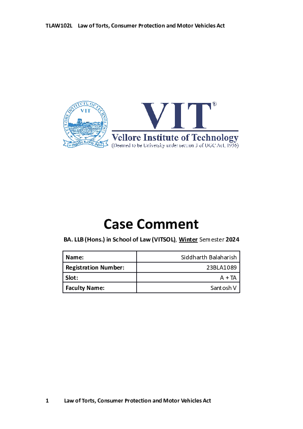 (PDF) Analysis and Commentary on the principle of vicarious liability ...