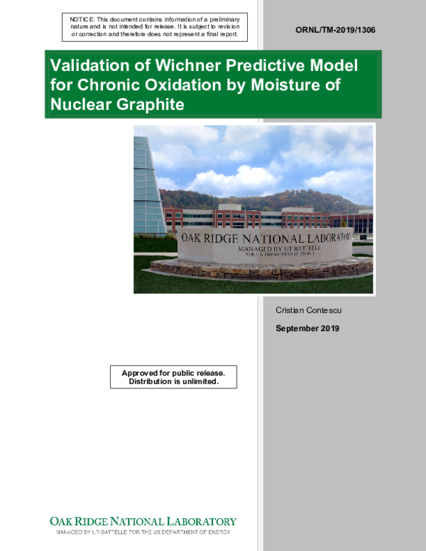 (PDF) Validation of Wichner Predictive Model for Chronic Oxidation by ...