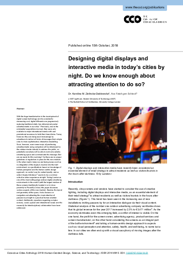 (PDF) Designing digital displays and interactive media in today’s ...