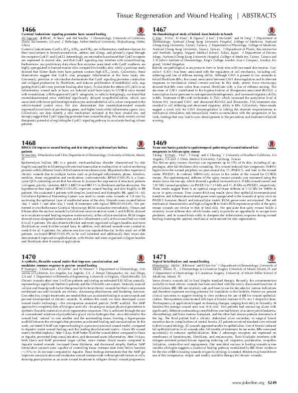 (PDF) 1471 Topical beta-blockers and wound healing