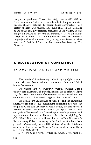 (PDF) A Declaration of Conscience