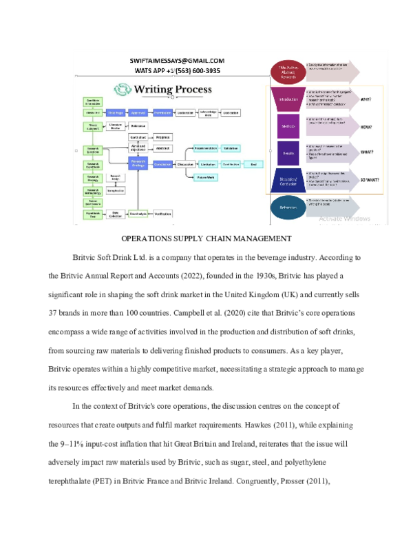 (DOC) Operations Supply Chain Management 1 1