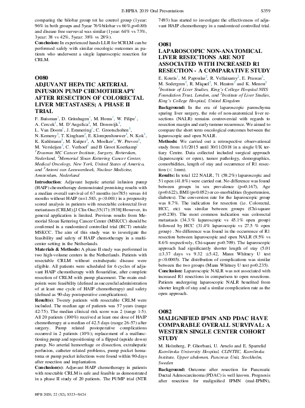 (PDF) Laparoscopic non-anatomical liver resections are not associated ...