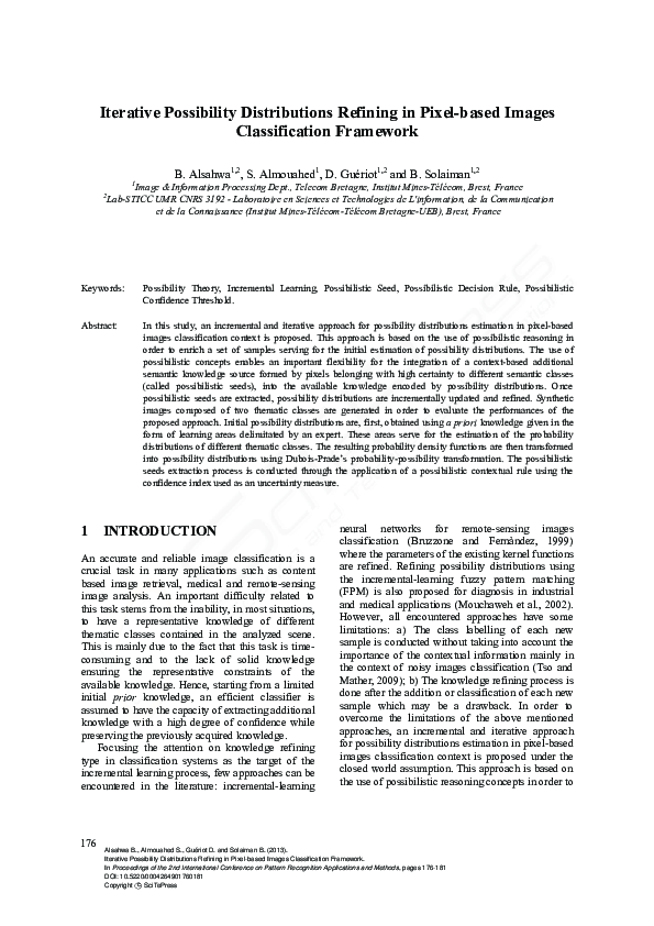Iterative Possibility Distributions Refining in Pixel-based Images ...