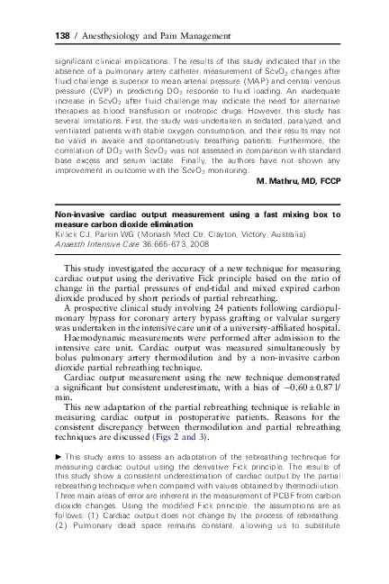 (PDF) Noninvasive cardiac output measurement using bioreactance in ...