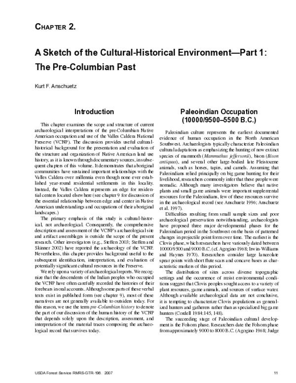 (PDF) A Sketch of the Cultural-Historical Environment Part 1: The Pre ...