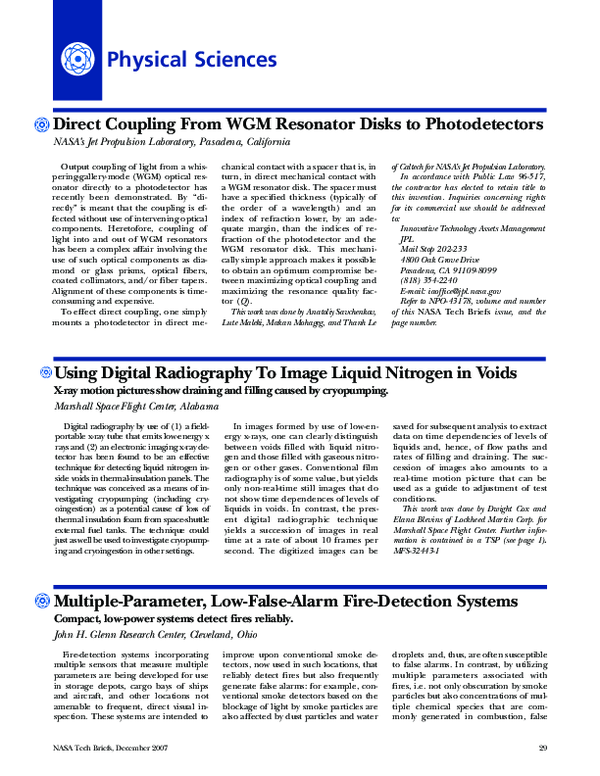 (PDF) Multiple-Parameter, Low-False-Alarm Fire-Detection Systems