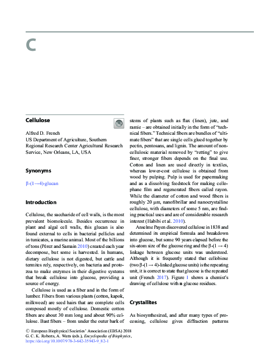(PDF) Cellulose
