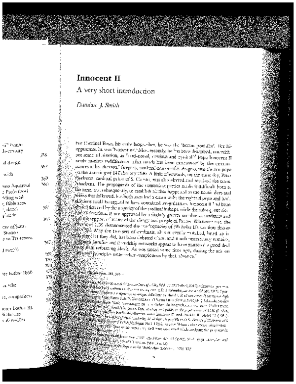 (PDF) Innocent II introduction