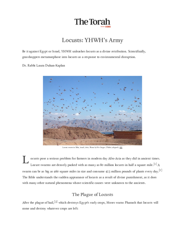(PDF) Locusts: YHWH's Army