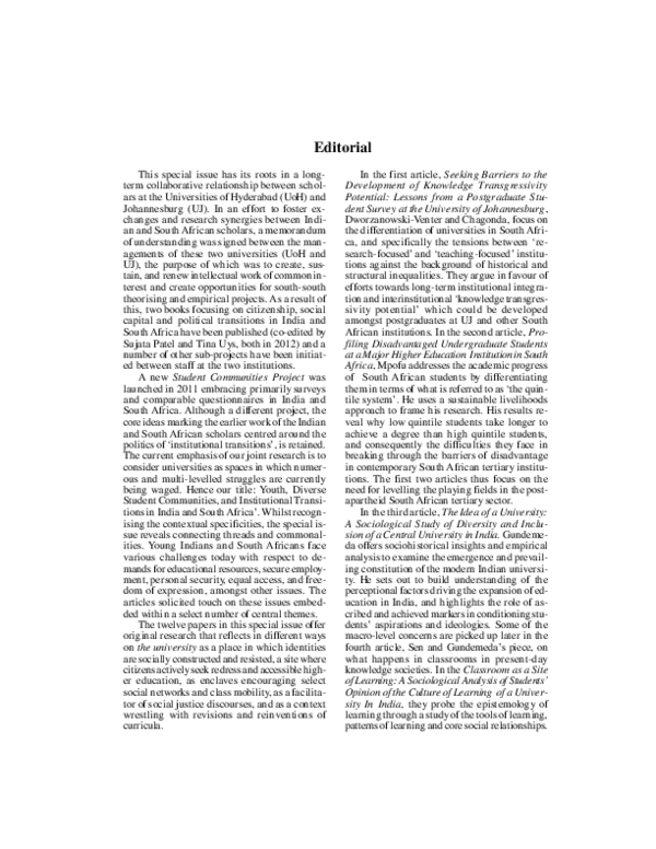 (PDF) The Selection of Academic Role Models by First Year University ...