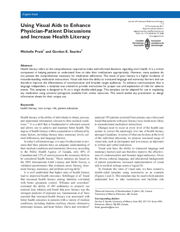 (PDF) Using Visual Aids to Enhance Physician-Patient Discussions and ...