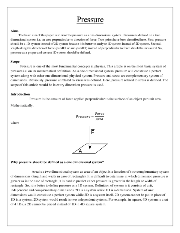 (PDF) Pressure
