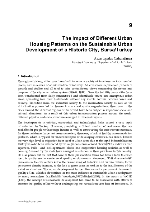 (PDF) The Impact of Different Urban Housing Patterns on the Sustainable ...