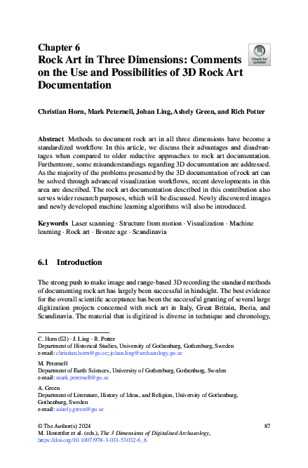 (PDF) Rock Art in Three Dimensions: Comments on the Use and Possibilities of 3D Rock Art ...