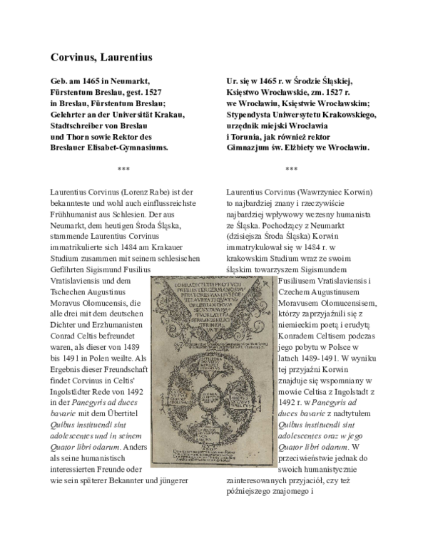 (PDF) Laurentius Corvinus