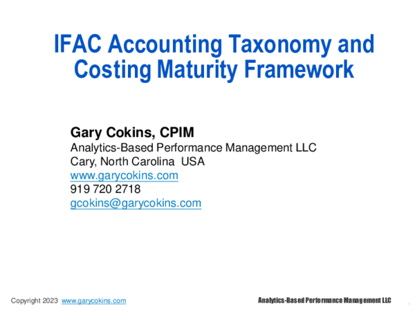 (PDF) A Taxonomy of Accounting and Costing Methods
