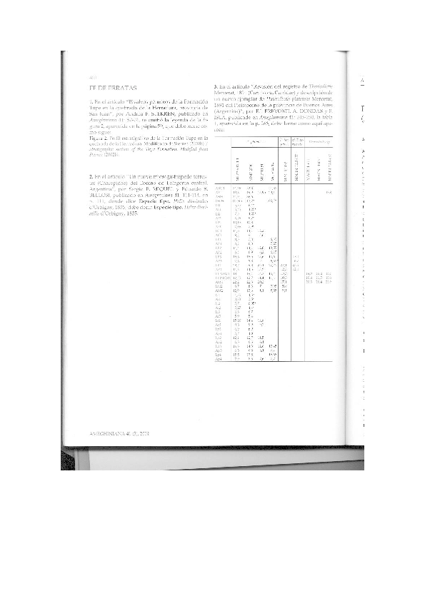 (PDF) REVISIÓN DEL REGISTRO DE THERIODICTIS MERCERAT, 1891 (CARNIVORA ...