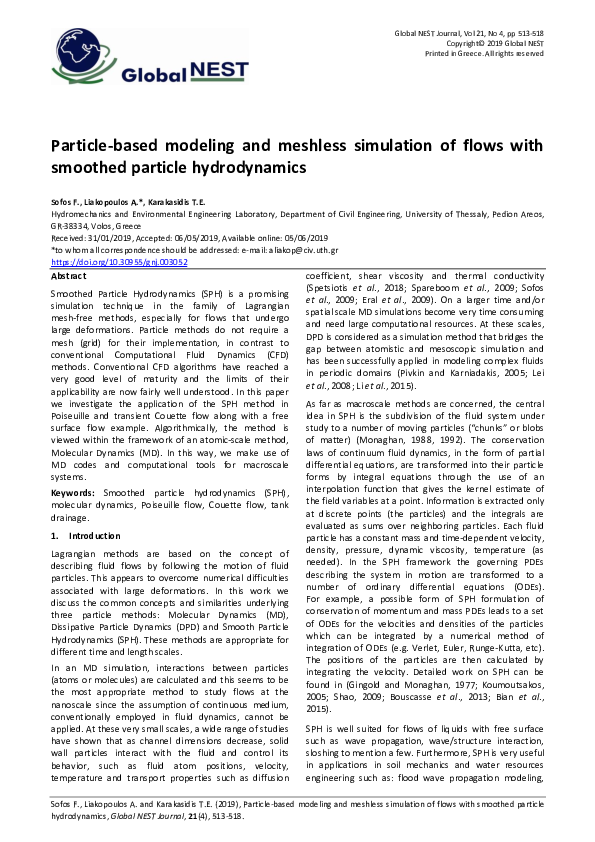 (PDF) Modeling of abrasive wear by the meshless smoothed particle hydrodynamics method