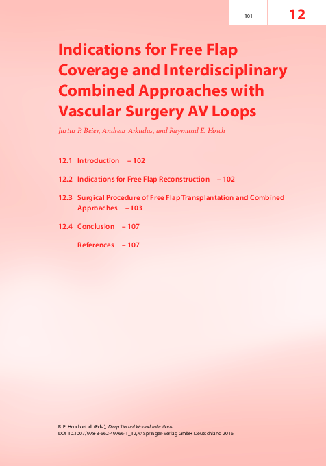 (PDF) Indications for Free Flap Coverage and Interdisciplinary Combined ...