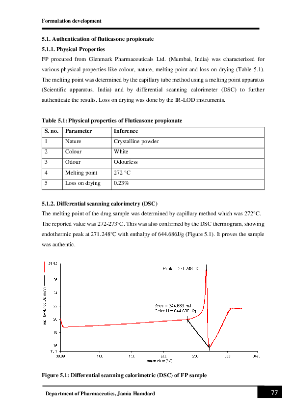 Pdf Formulation Development