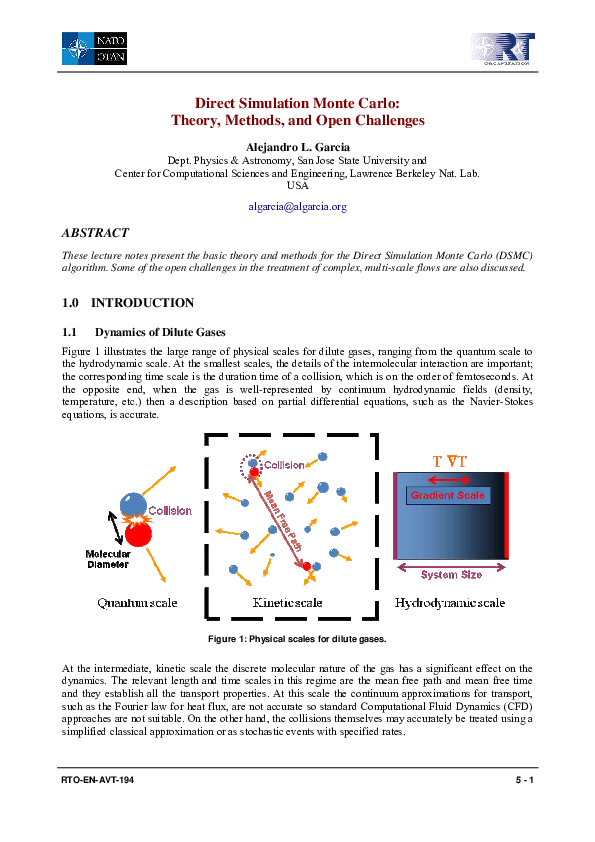 (PDF) Direct Simulation Monte Carlo