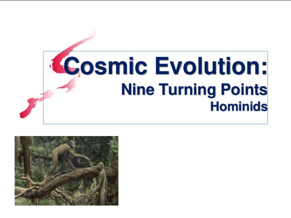 (PDF) Turning Points in Cosmic and Human Evolution