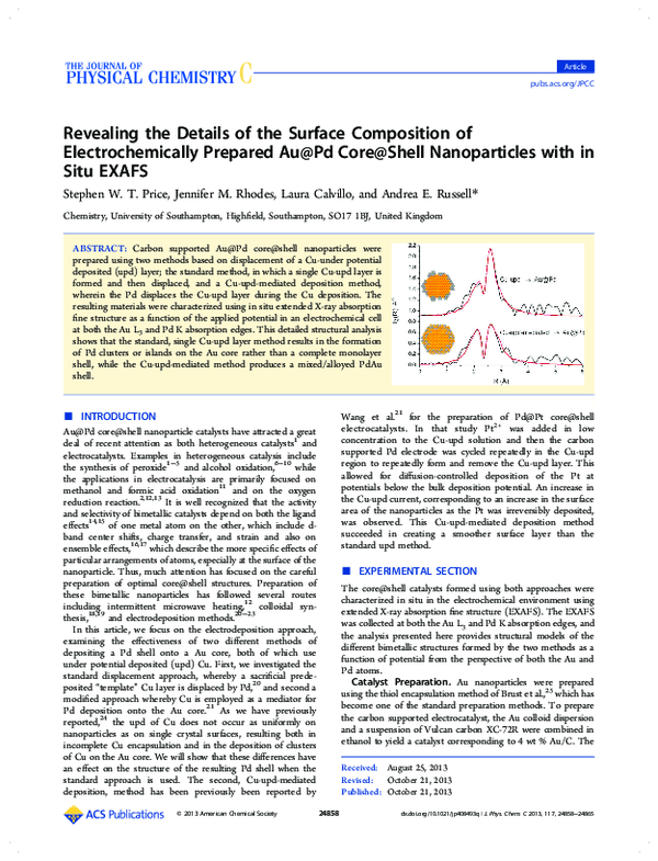 (PDF) Revealing the Details of the Surface Composition of ...