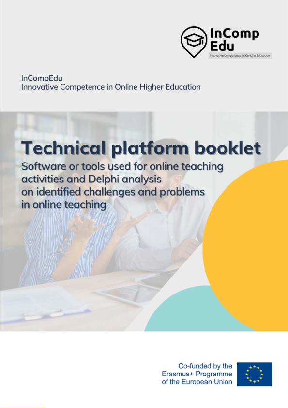(PDF) Technical Platform Booklet. Software or tools used for online teaching activities and ...