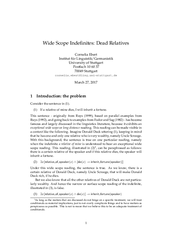 (PDF) Wide Scope Indefinites