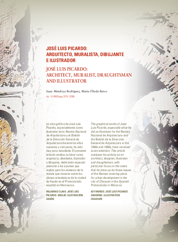 (PDF) José Luis Picardo: arquitecto, muralista, dibujante e ilustrador