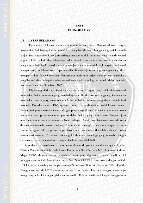 (PDF) Sistem Pengendalian Suhu Pada Proses Pasteurisasi Susu Bebasis ...