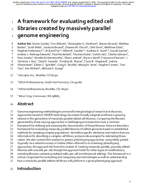 (PDF) A framework for evaluating edited cell libraries created by ...