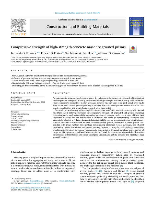 (PDF) Compressive strength of high-strength concrete with cornice ...